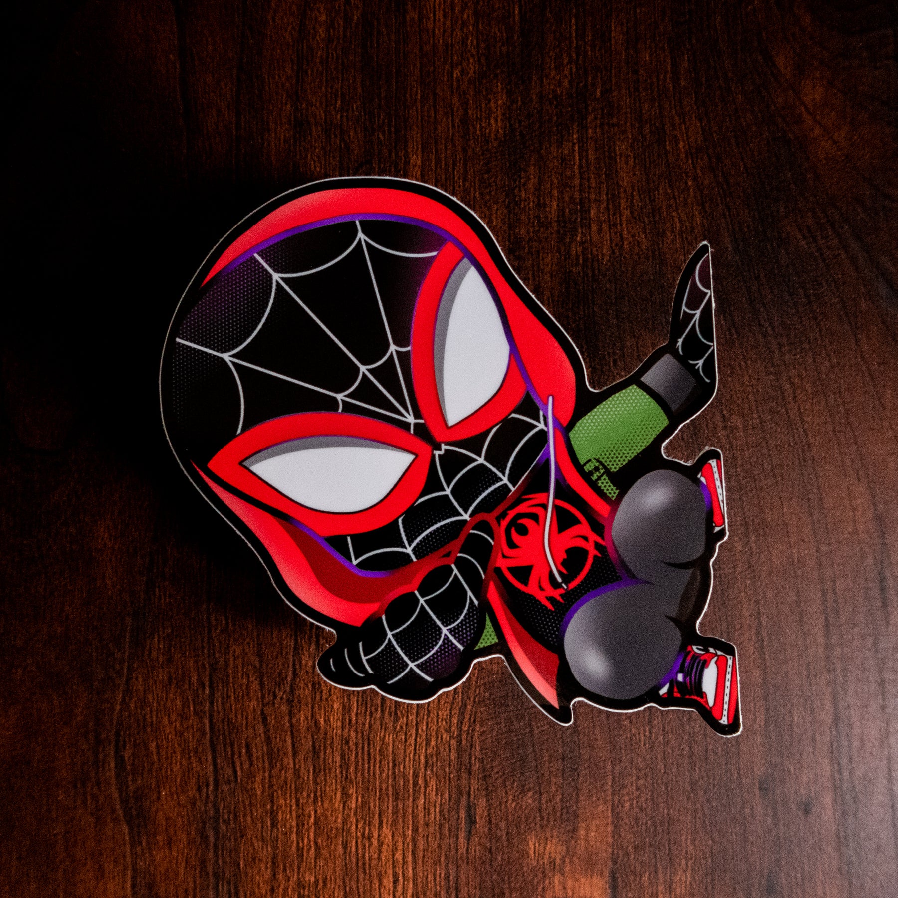 Shaka Miles Morales Sticker – Hawaii Off Road Yotas