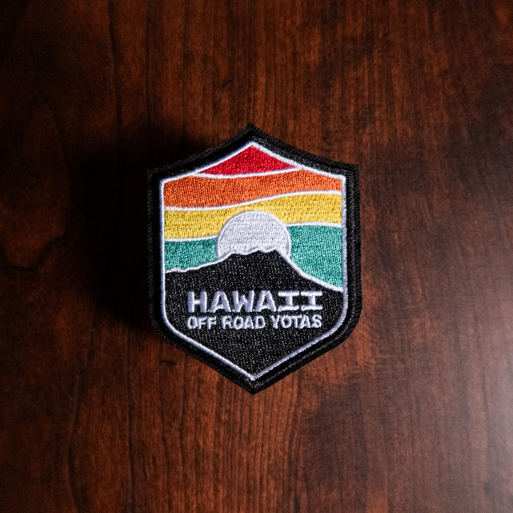 Hawaii Off Road Yotas Badge Iron On Patch