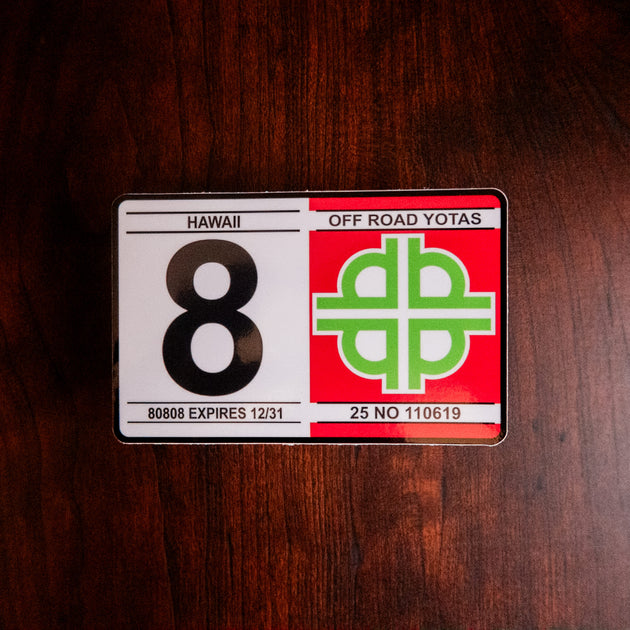Safety Check Sticker v2 – Hawaii Off Road Yotas