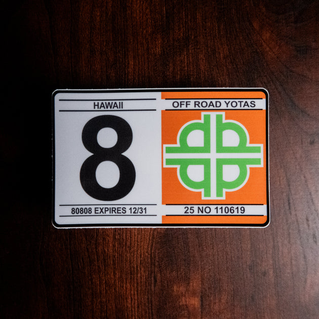 Safety Check Sticker v4 – Hawaii Off Road Yotas
