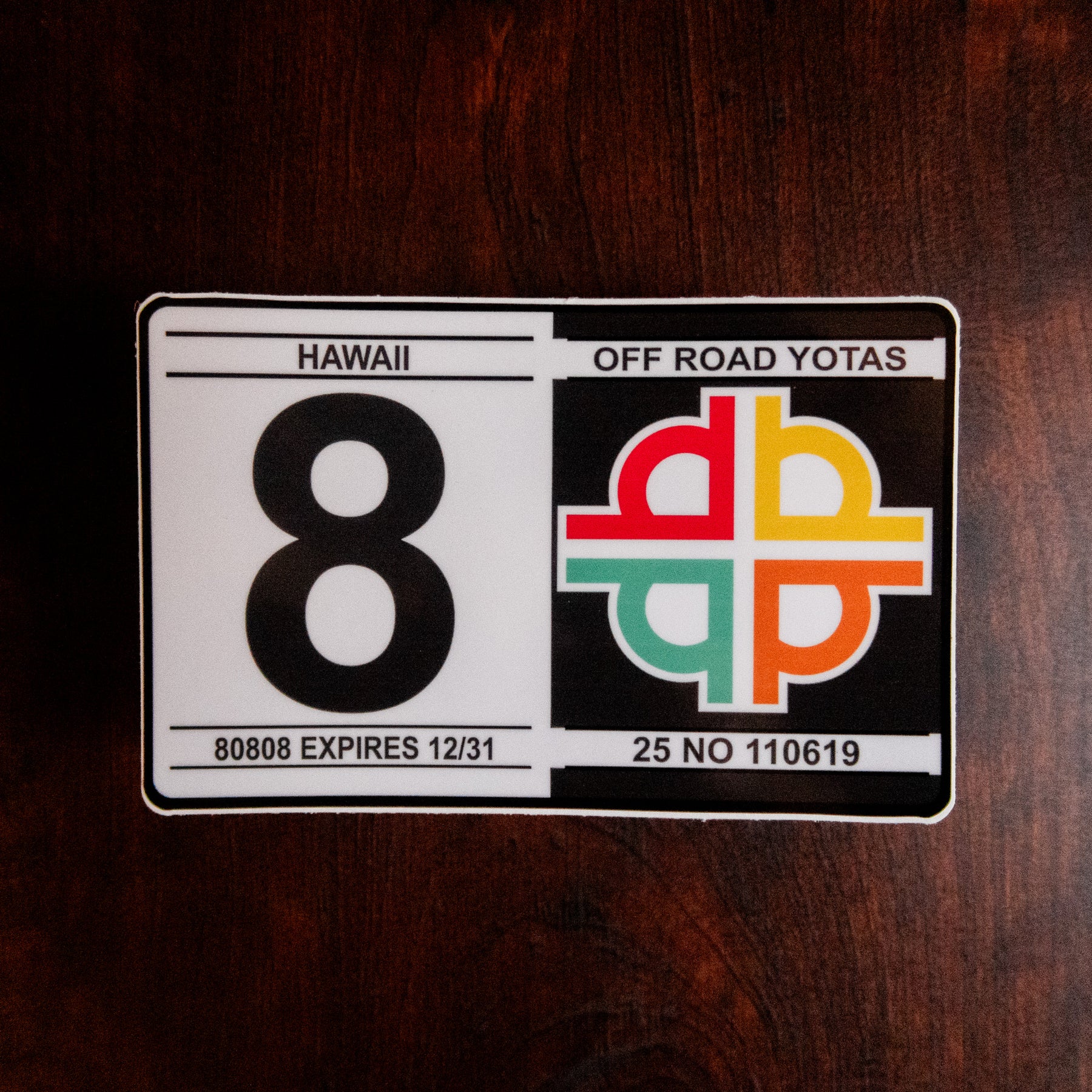 Safety Check Sticker v5 – Hawaii Off Road Yotas